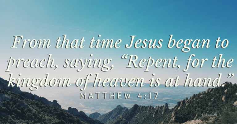 75 Mighty Bible Scriptures on Repentance – ConnectUS