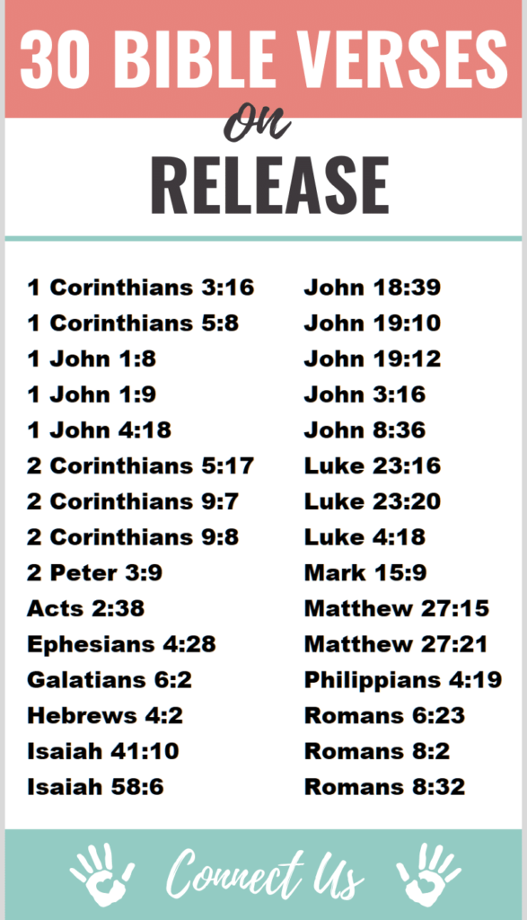 30 Most Powerful Bible Scriptures on Release – ConnectUS