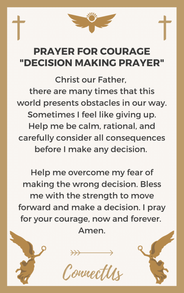 15 Inspiring Prayers for Courage – ConnectUS