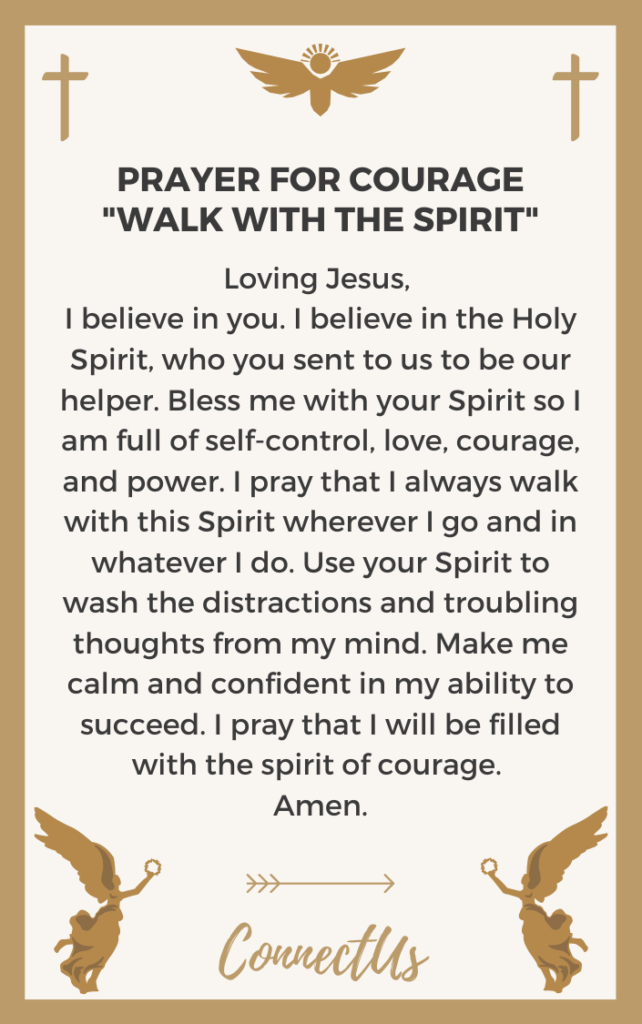15 Inspiring Prayers for Courage – ConnectUS