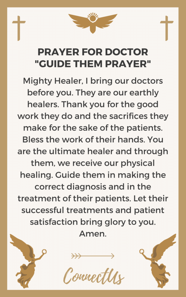 11 Inspiring Prayers for Doctors – ConnectUS