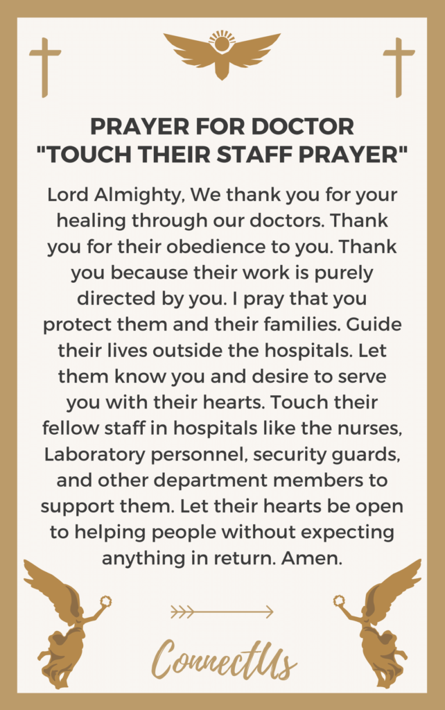 11 Inspiring Prayers for Doctors – ConnectUS
