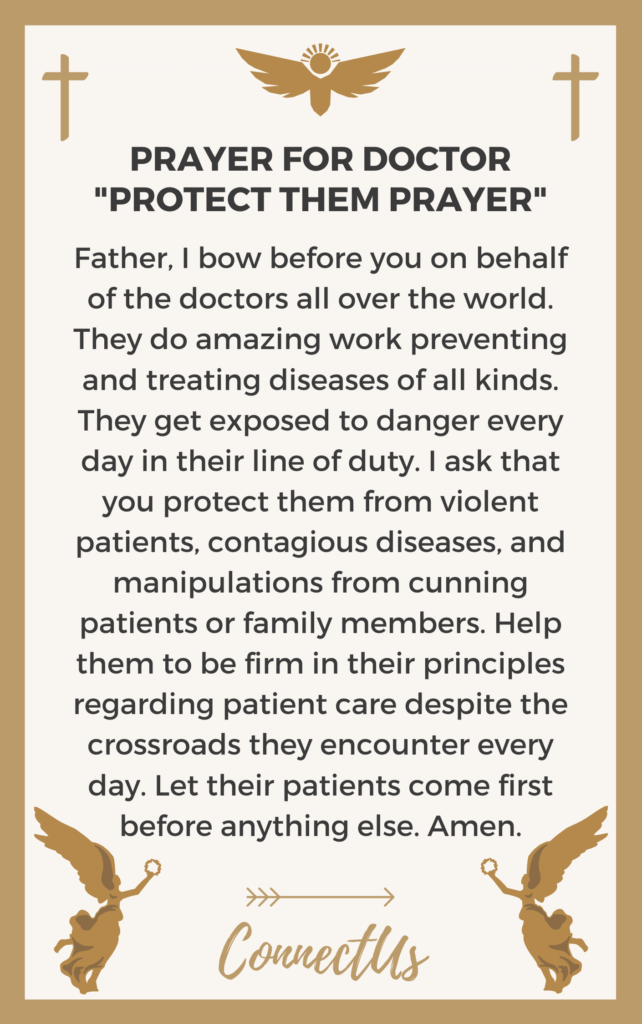 11 Inspiring Prayers for Doctors – ConnectUS