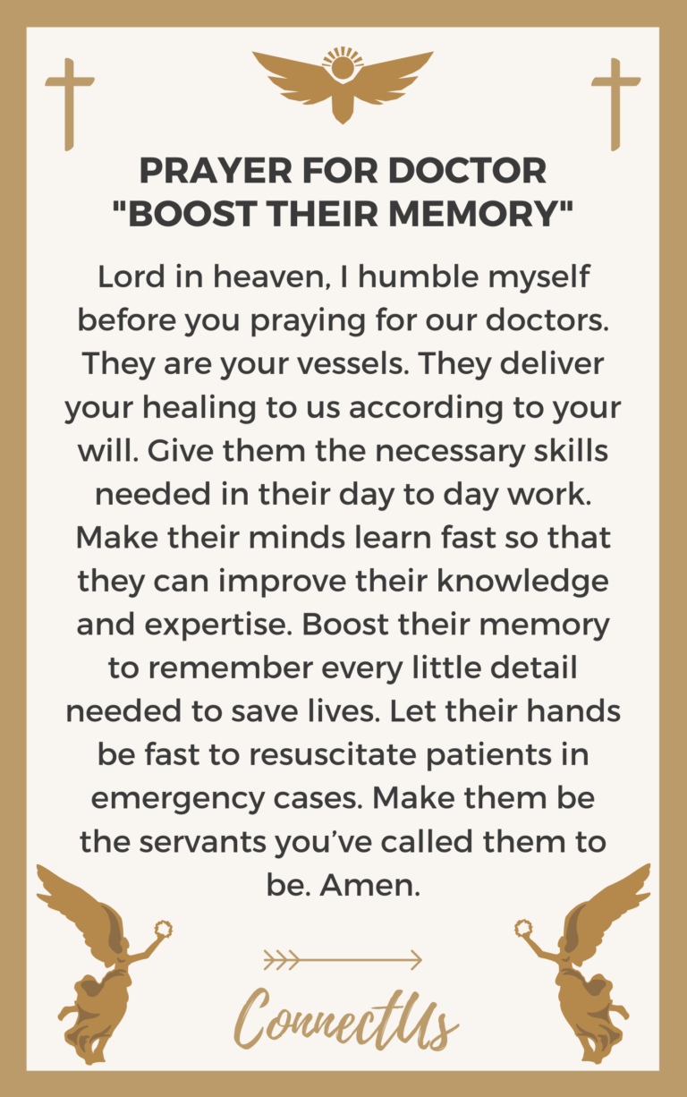 11 Inspiring Prayers for Doctors – ConnectUS
