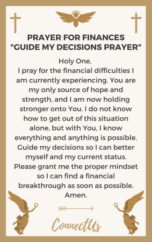 25 Powerful Prayers for Financial Stability with Images – ConnectUS