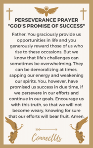 25 Powerful Prayers for Perseverance with Prayer Card Images – ConnectUS