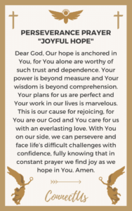 25 Powerful Prayers for Perseverance with Prayer Card Images – ConnectUS
