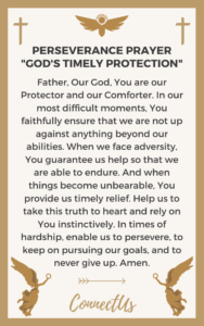 25 Powerful Prayers for Perseverance with Prayer Card Images – ConnectUS