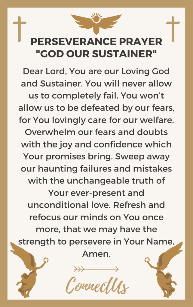 25 Powerful Prayers for Perseverance with Prayer Card Images – ConnectUS