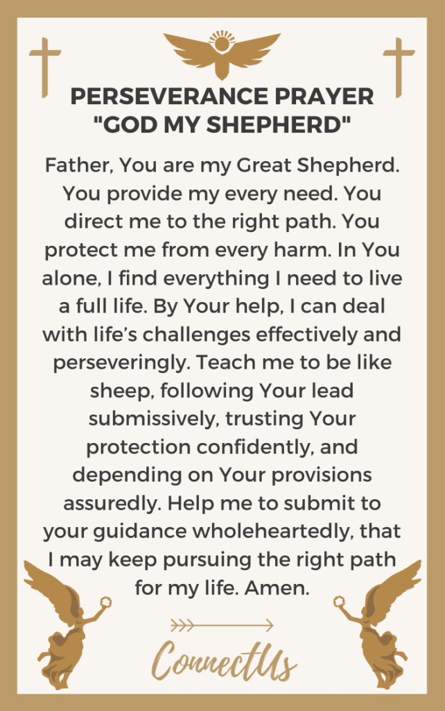 25 Powerful Prayers for Perseverance with Prayer Card Images – ConnectUS