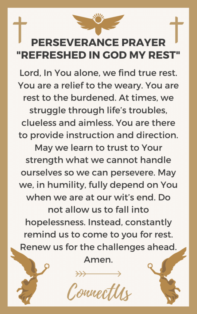 25 Powerful Prayers for Perseverance with Prayer Card Images – ConnectUS