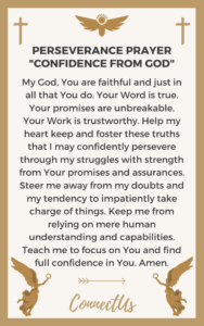 25 Powerful Prayers for Perseverance with Prayer Card Images – ConnectUS