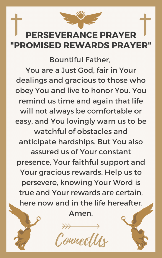 25 Powerful Prayers for Perseverance with Prayer Card Images – ConnectUS