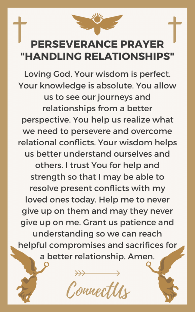 25 Powerful Prayers for Perseverance with Prayer Card Images – ConnectUS