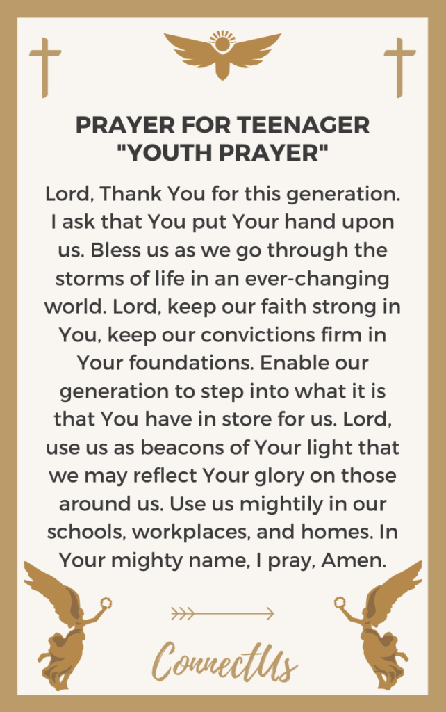 15 Strong Prayers for Teenagers – ConnectUS