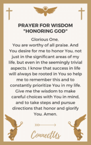 20 Powerful Prayers for Wisdom and Direction – ConnectUS