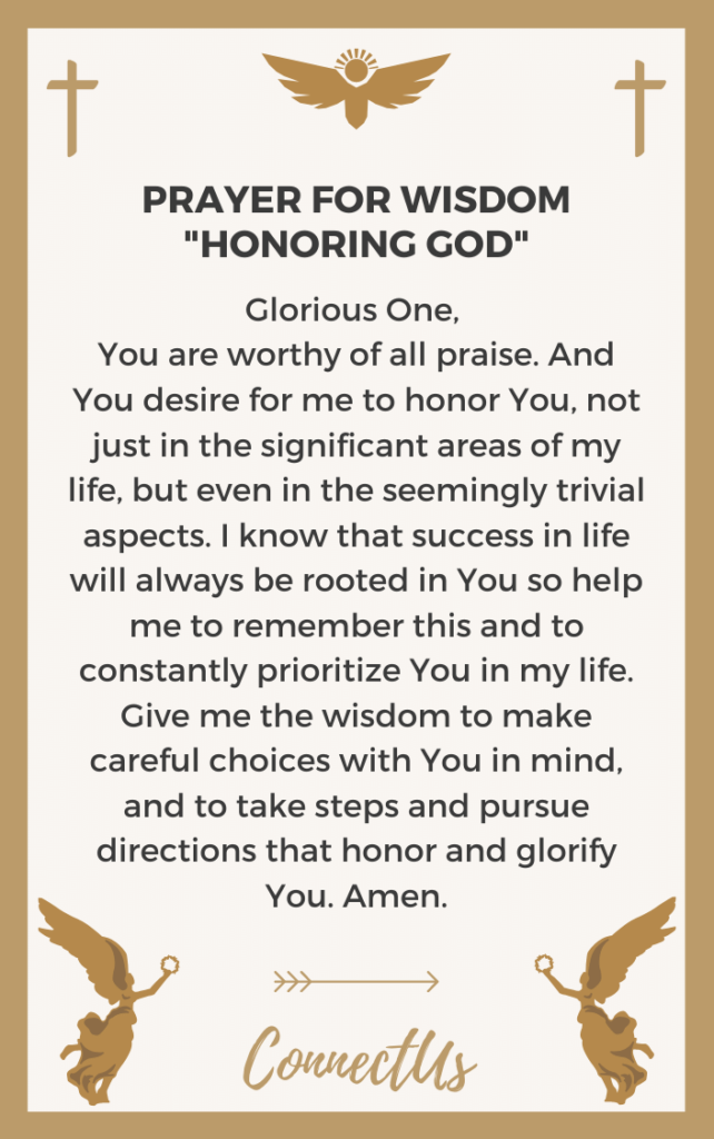 20 Powerful Prayers for Wisdom and Direction – ConnectUS