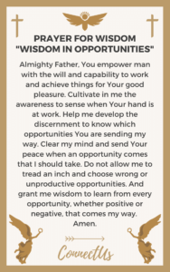 20 Powerful Prayers for Wisdom and Direction – ConnectUS