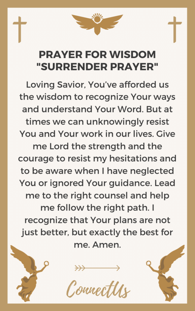 20 Powerful Prayers for Wisdom and Direction – ConnectUS
