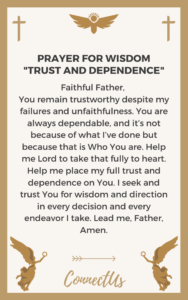 20 Powerful Prayers for Wisdom and Direction – ConnectUS