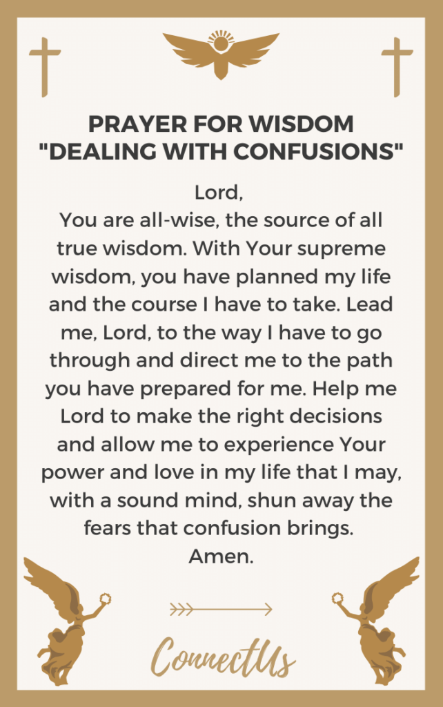 20 Powerful Prayers for Wisdom and Direction – ConnectUS