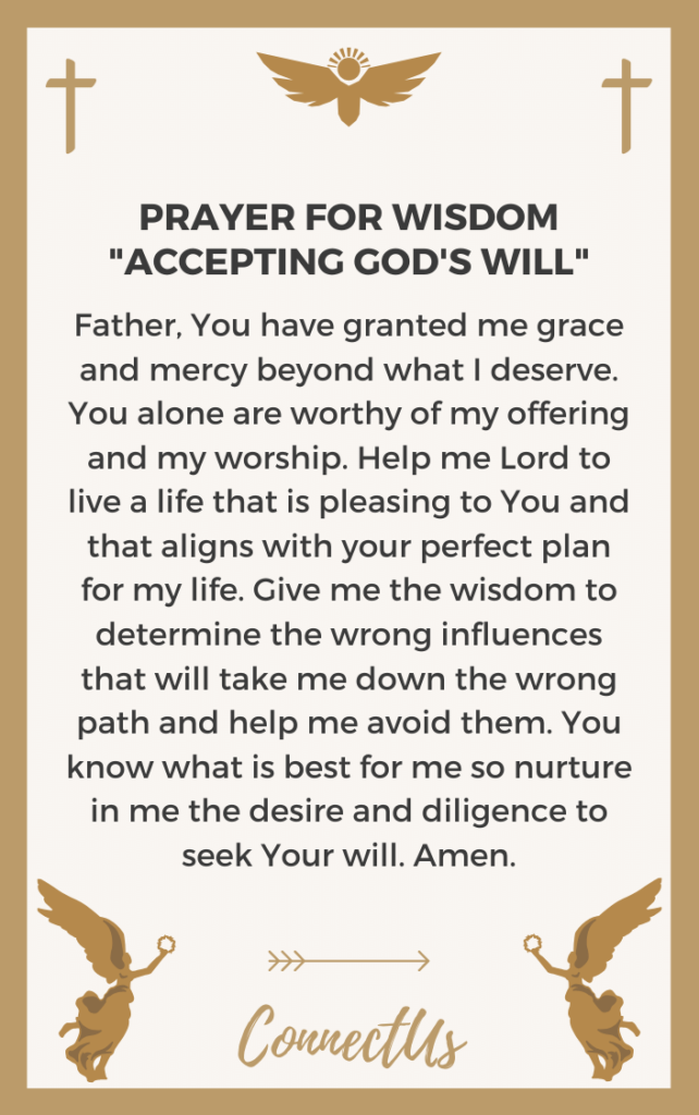 20 Powerful Prayers for Wisdom and Direction – ConnectUS
