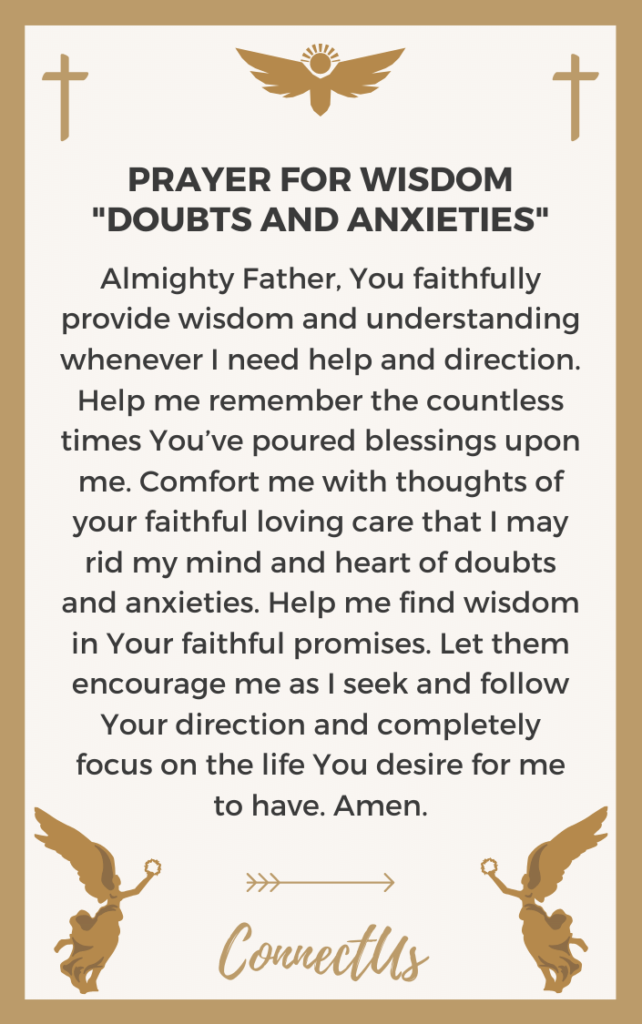 20 Powerful Prayers for Wisdom and Direction – ConnectUS