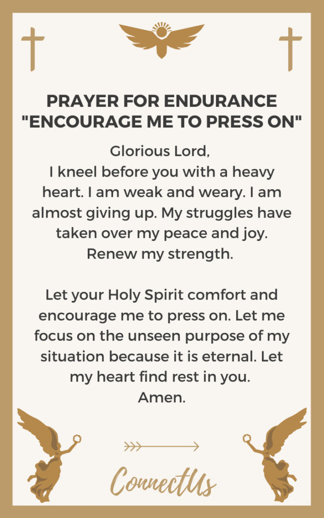 15 Encouraging Prayers for Endurance – ConnectUS