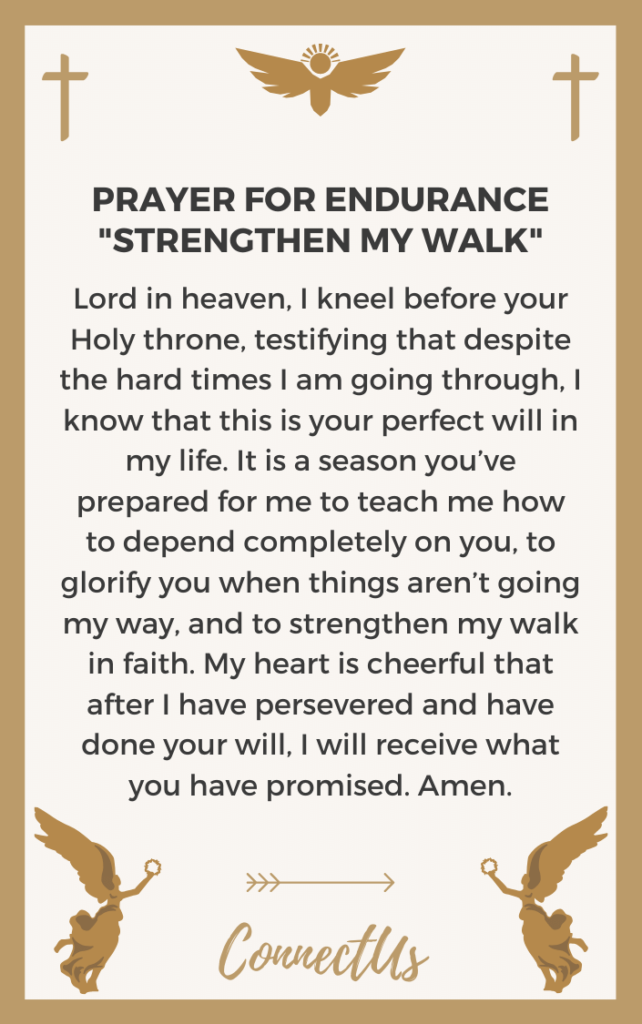 15 Encouraging Prayers for Endurance – ConnectUS