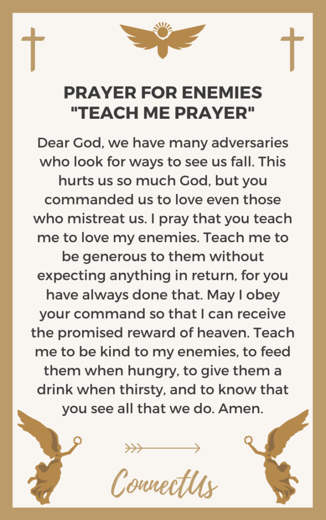 11 Mighty Prayers for Enemies – ConnectUS