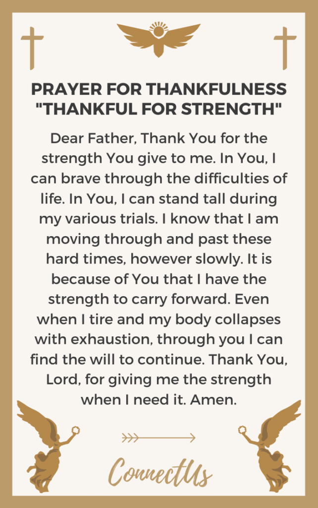 12 Strong Prayers for Thankfulness – ConnectUS