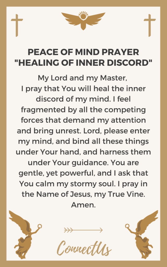 25 Encouraging Prayers for Peace of Mind with Images