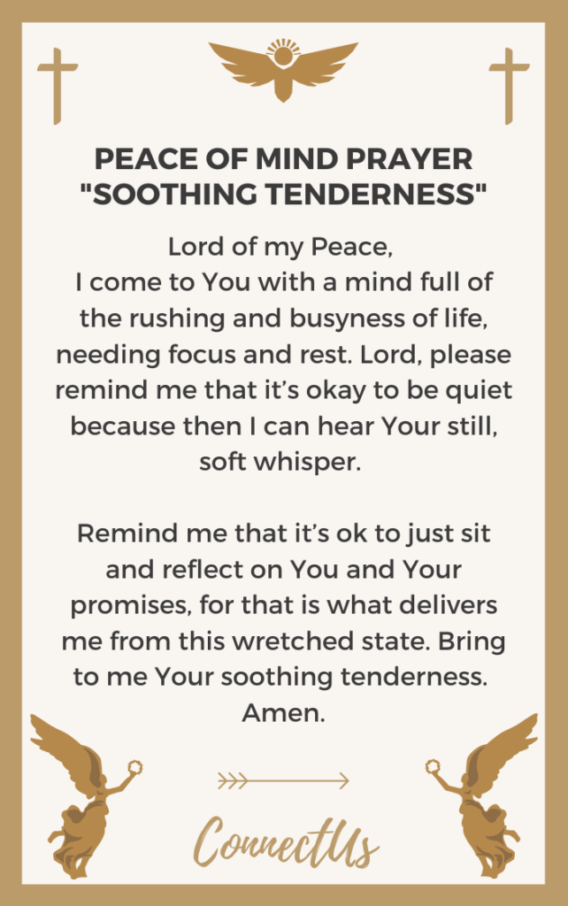 25 Encouraging Prayers for Peace of Mind with Images