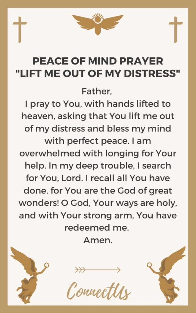 25 Encouraging Prayers for Peace of Mind with Images – ConnectUS