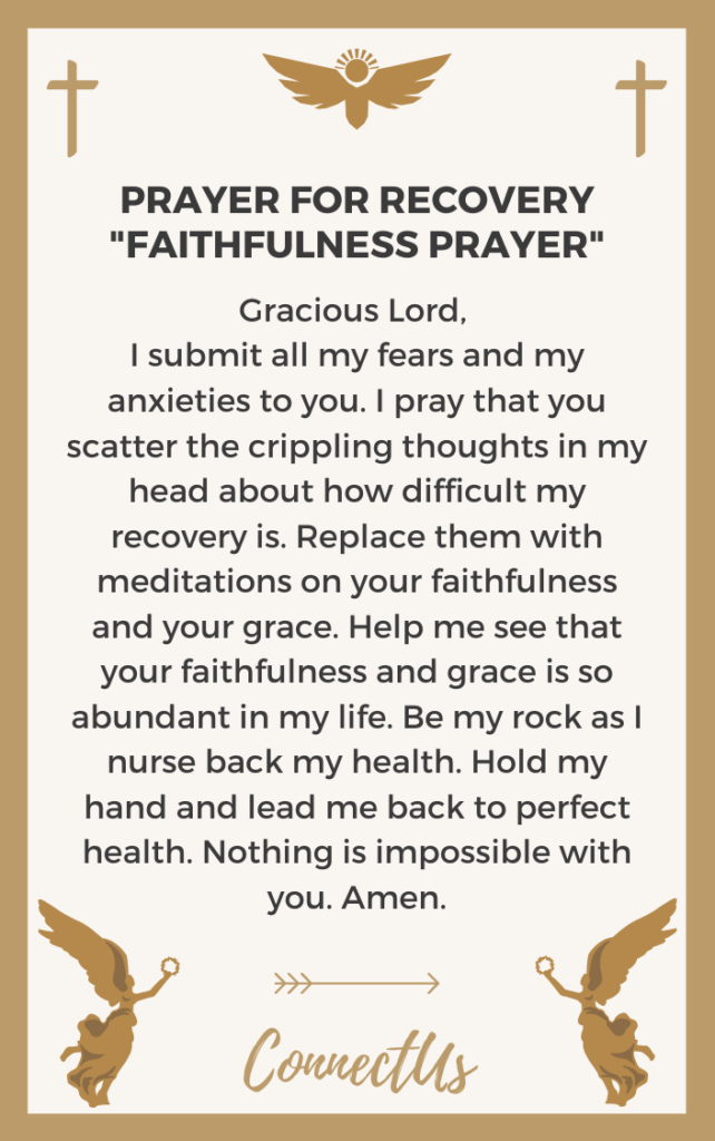 25 Uplifting Prayers for Fast Recovery – ConnectUS