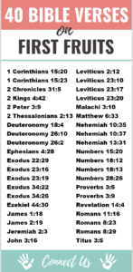 40 poderosas escrituras bíblicas sobre las primicias - Portal De Dios