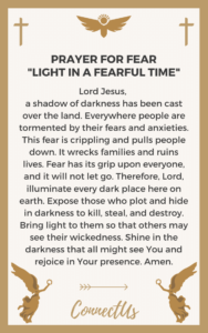 20 Powerful Prayers for Fear – ConnectUS