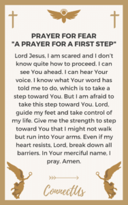 20 Powerful Prayers for Fear – ConnectUS