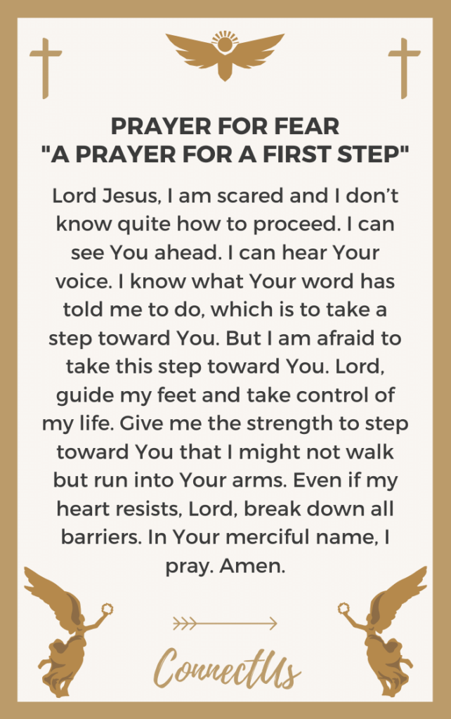 20 Powerful Prayers for Fear – ConnectUS