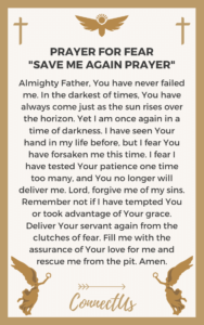 20 Powerful Prayers for Fear – ConnectUS