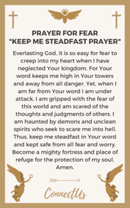 20 Powerful Prayers for Fear – ConnectUS