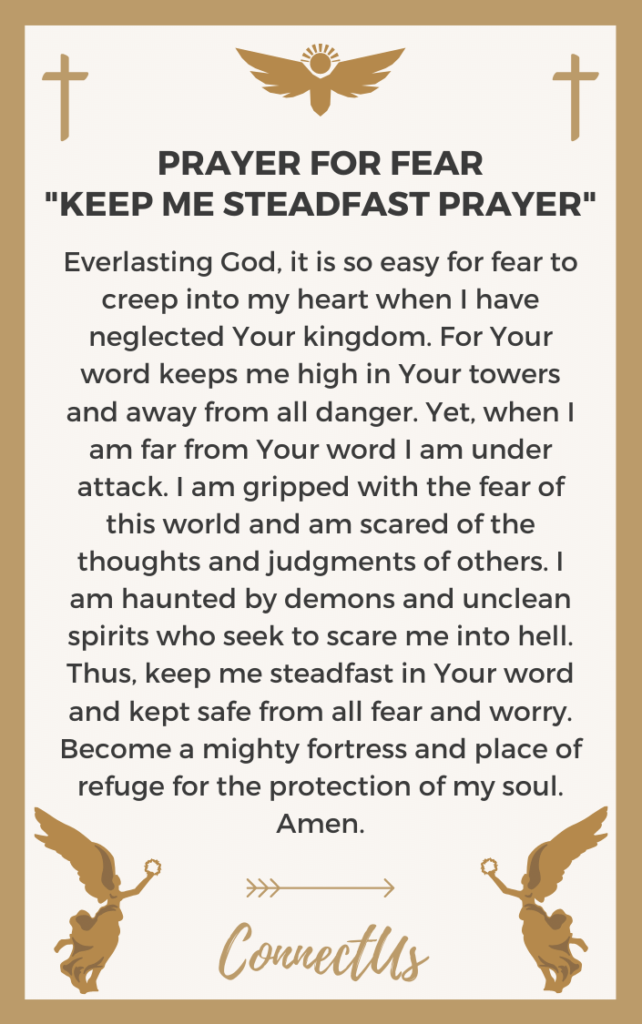 20 Powerful Prayers for Fear – ConnectUS