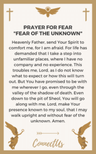 20 Powerful Prayers for Fear – ConnectUS