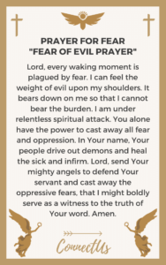20 Powerful Prayers for Fear – ConnectUS