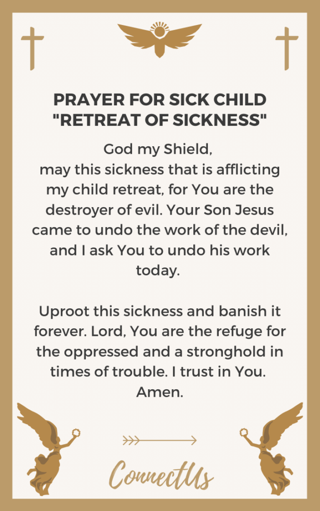 10 Powerful Prayers for a Sick Child – ConnectUS