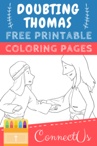 Free Doubting Thomas Coloring Pages for Kids – ConnectUS
