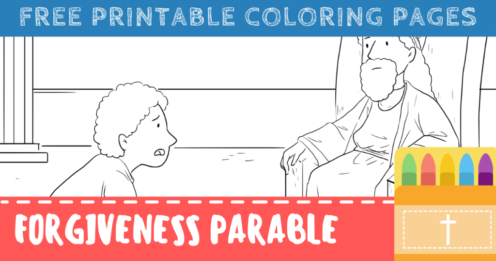 Free Forgiveness in the Bible Coloring Pages for Kids – ConnectUS