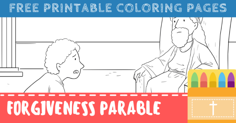 Free Forgiveness in the Bible Coloring Pages for Kids – ConnectUS