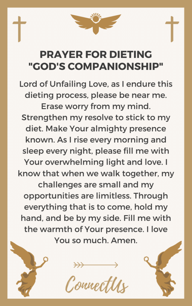 10 Powerful Prayers for Dieting – ConnectUS