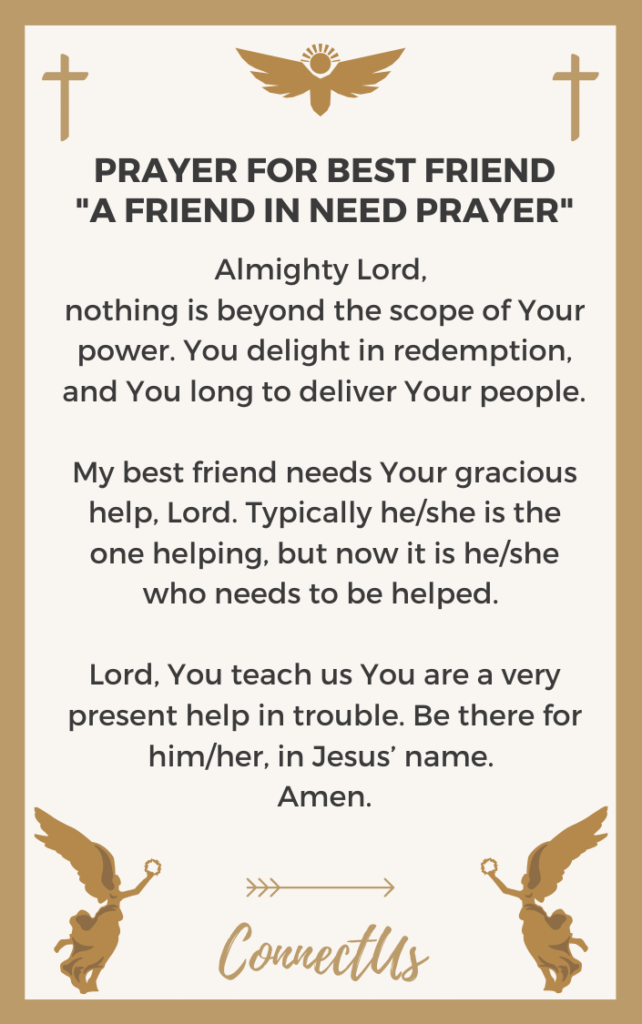 23 Uplifting Prayers for My Best Friend – ConnectUS